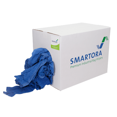 Lint Free Blue Roller Towel Wipers 5/10kg - Box - Smartora Rags & Wipers