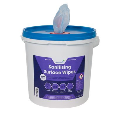 Sanitising Surface Wipes - Blue Food Safe Wet Wipes