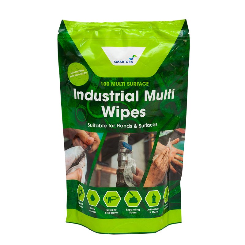 Industrial Multi Wipes - 6 X100 Sheet Tubs Effective Quick Clean